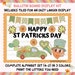 Retro Groovy St Patricks Day Truck Bulletin Board Kit, Boho Lucky ...
