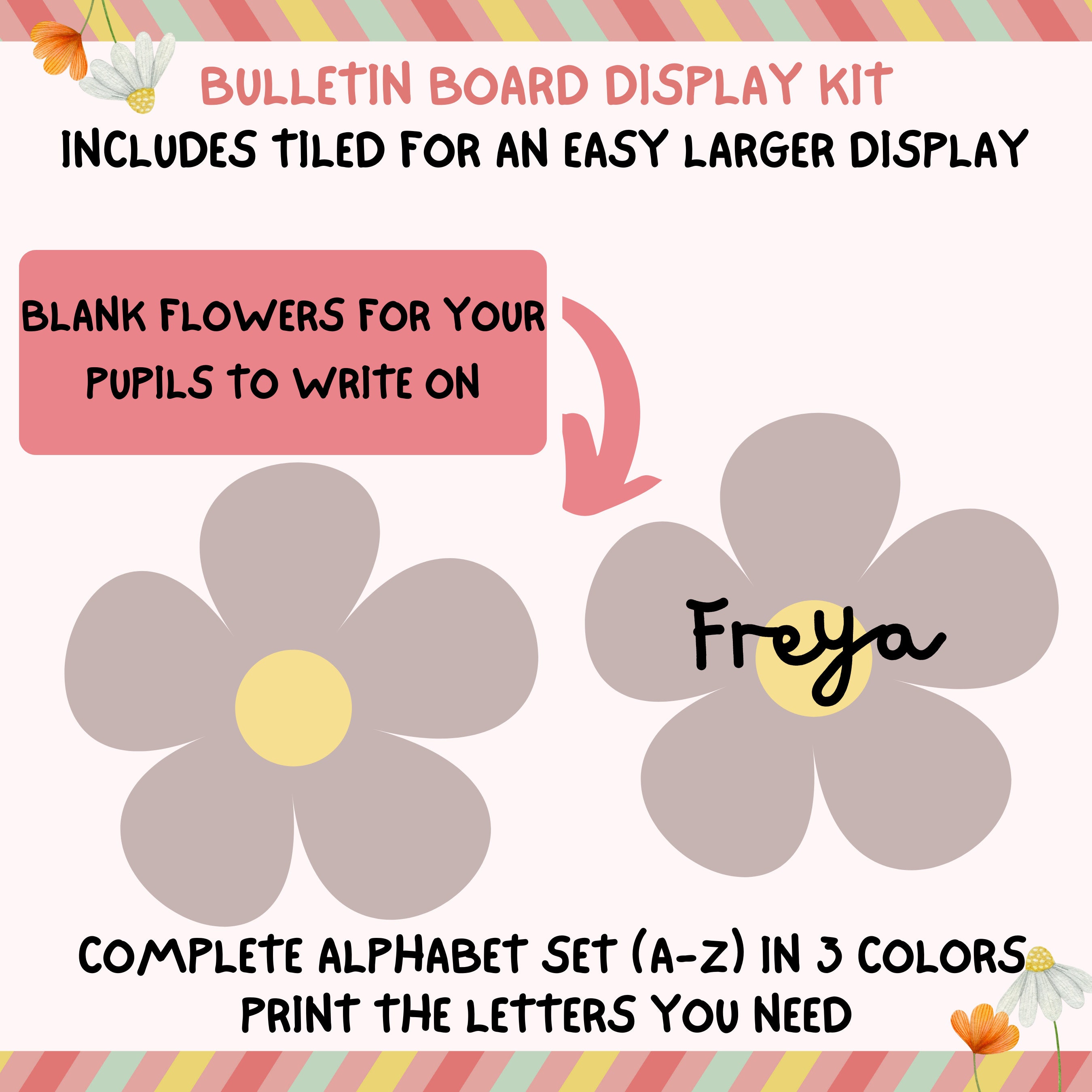 Spring Bulletin Board Kit, Church Chapel Religious Sunday School God ...