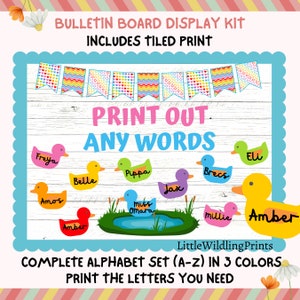 Duck Bulletin Board Kit, Summer Bulletin Board, End of Year Bulletin - Etsy
