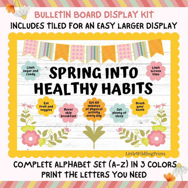 Spring Wellness Board - Etsy