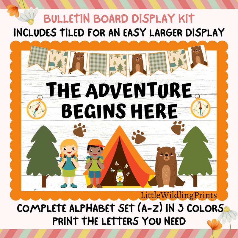 Camping Bulletin Board - Etsy
