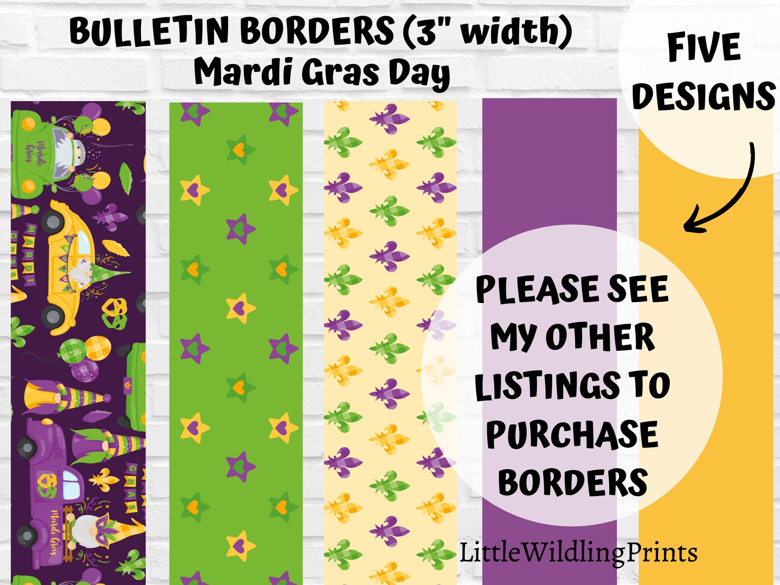 Mardi Gras Gnome Truck Bulletin Board Let the Good Times Roll | Etsy