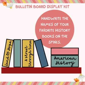 History Bulletin Board Subject Display Kit Printable Classroom Decor ...