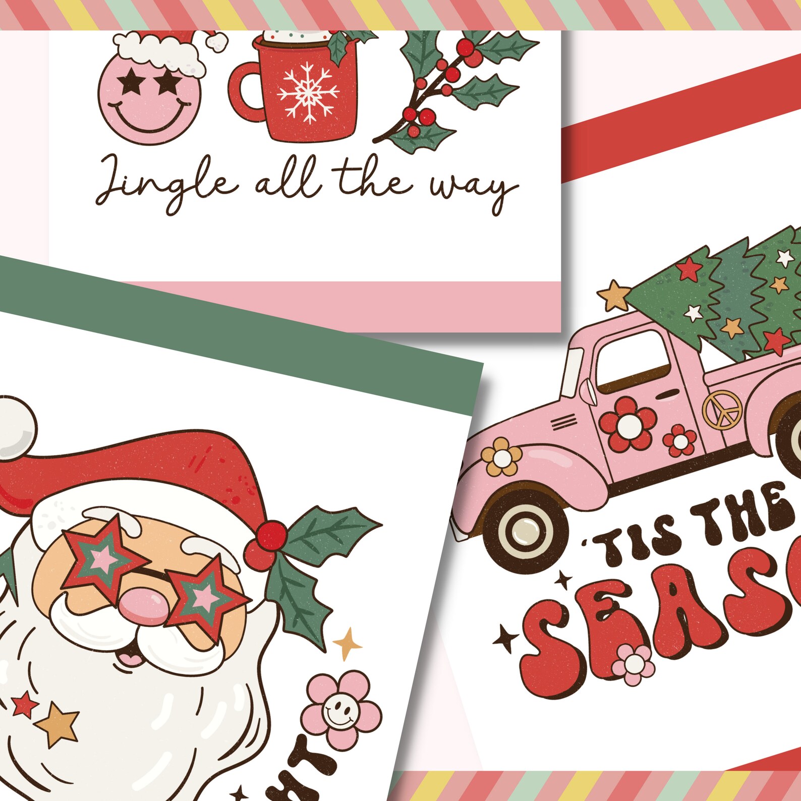 Christmas Retro Classroom Posters Easy Modern Classroom - Etsy