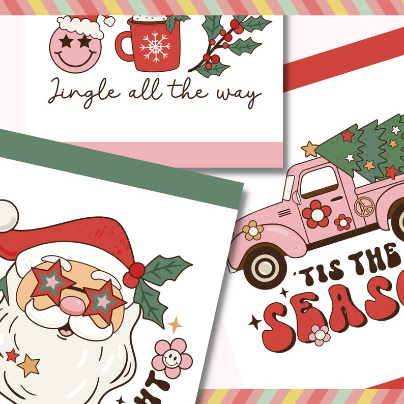 Christmas Retro Classroom Posters Easy Modern Classroom - Etsy