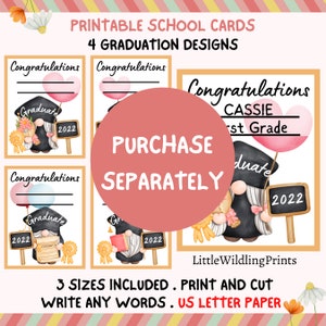 Graduation Gnomes Bulletin Board Kit, Class of 2023 End of Year ...