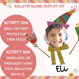 Winter, Snowmen, New Year, Snowman, Winter Bulletin Board Kit, January ...