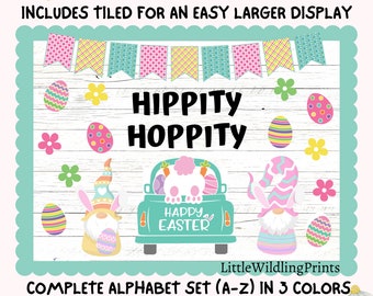 Easter Story Risen Resurrection Bulletin Board Jesus Holy Week Display ...