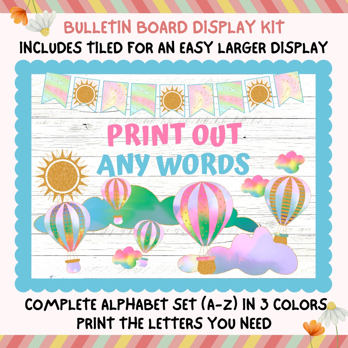 Reading Takes You Places Glitter Bulletin Board Kit Books - Etsy