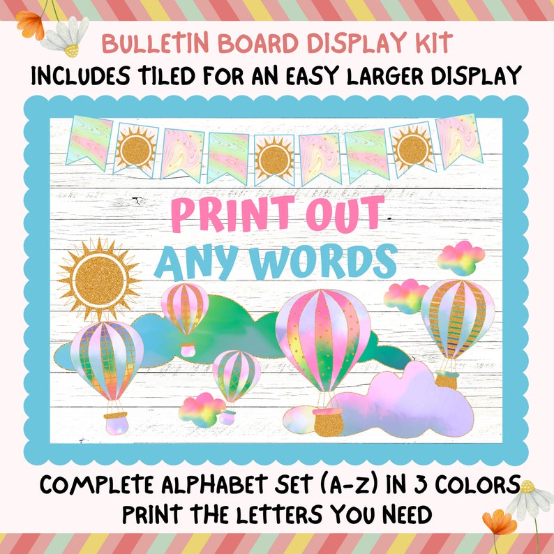 Reading Takes You Places Glitter Bulletin Board Kit, Books Adventure ...