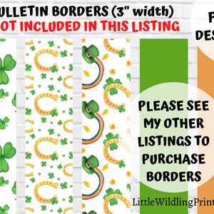 St Patricks Day Gnome You Shamrock Bulletin Board Display Kit Custom ...