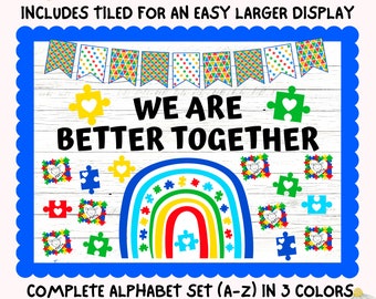We All Fit Together Bulletin Board - Etsy