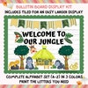 Back to School Bulletin Board Our Tribe Welcome New Display Kit Custom ...