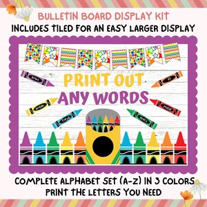 Welcome to the Pack Bulletin Board Kit, Back to School Display, Custom ...