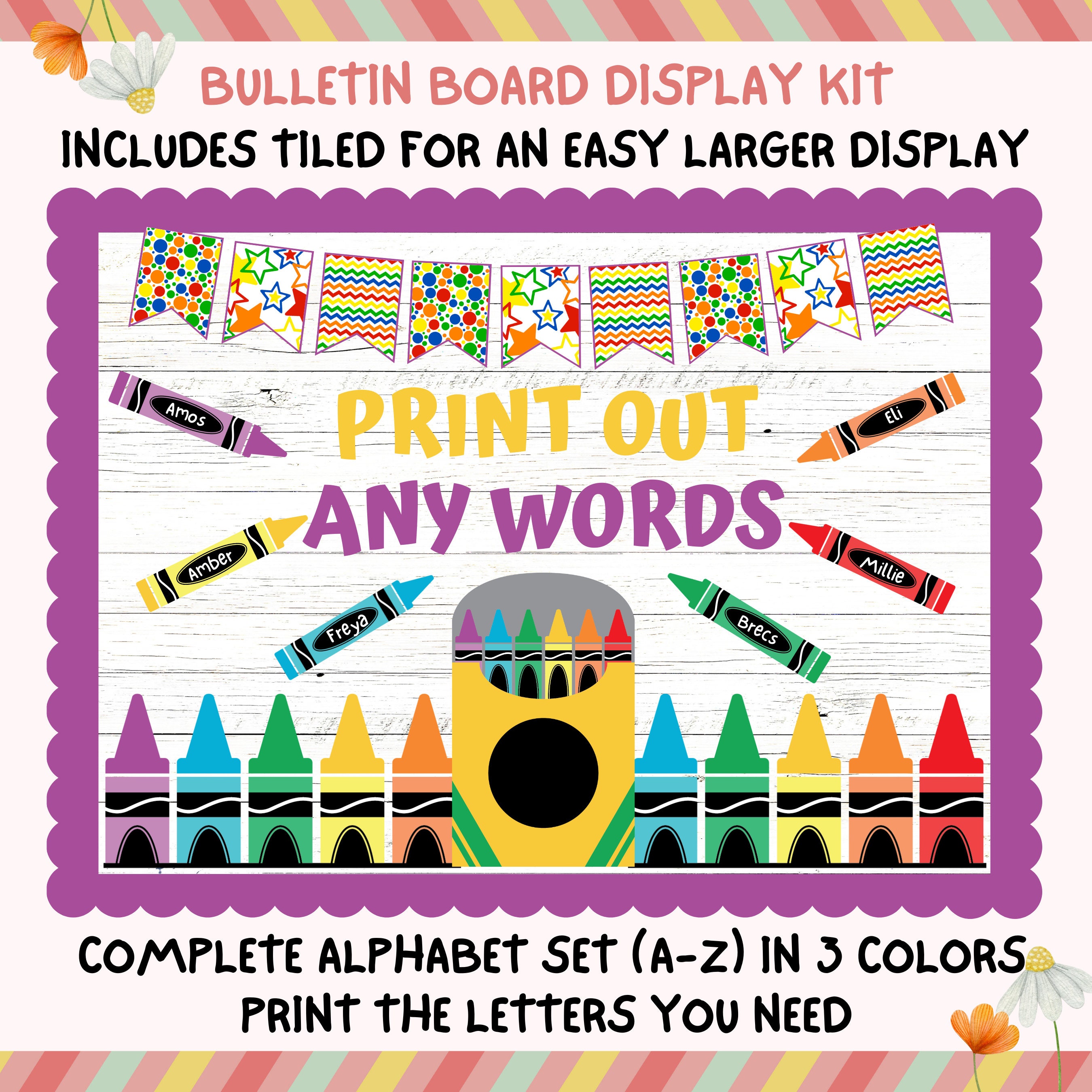 Welcome to the Pack Bulletin Board Kit Back to School - Etsy UK