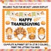 Give Thanks Truck Bulletin Board Kit, Happy Thanksgiving Pumpkin Fall ...