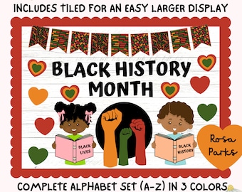 Black History Month Bulletin Board - Etsy