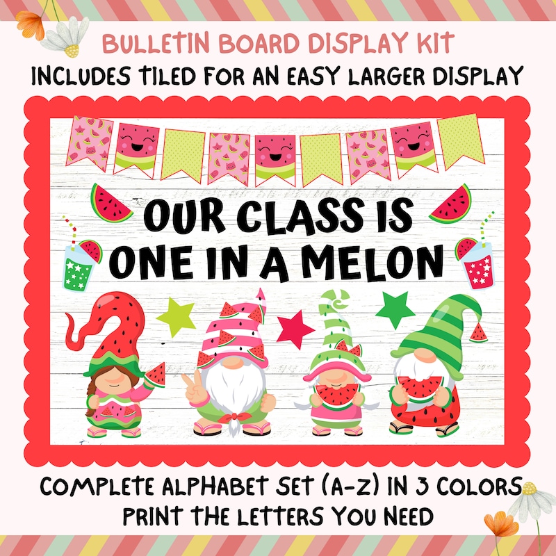 Watermelon Bulletin Board - Etsy