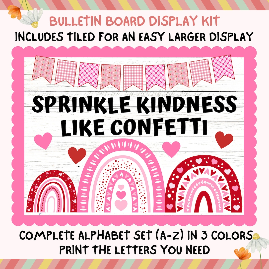 Valentines, Sprinkle Confetti, Rainbows, February, Kind, Valentines Day ...