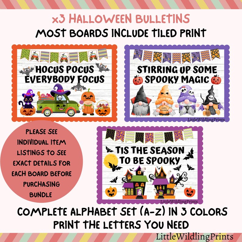 Fall Winter Classroom Bulletin Board Bundle (digital Download) - Etsy