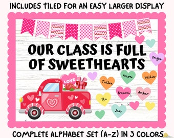 Sweethearts Bulletin Board Kindness Classroom Bulletin Board - Etsy