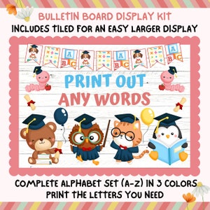 Graduation Bulletin Board Kit, Class of 2024 Bulletin, Graduates ...