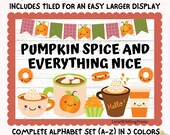 Pumpkin Spice Fall Thanksgiving Autumn Coffee Bulletin - Etsy