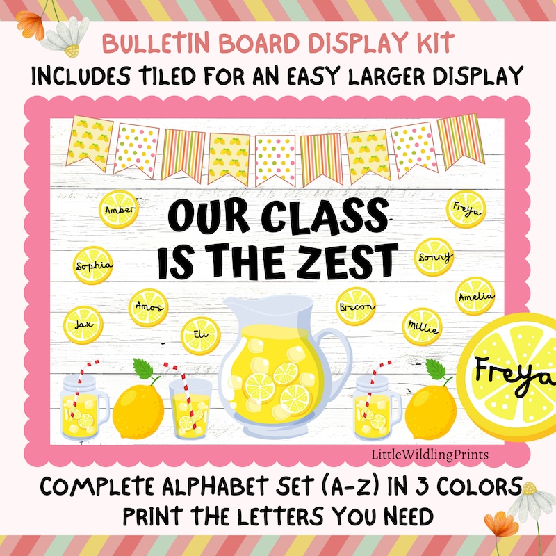 Lemon Bulletin Board - Etsy