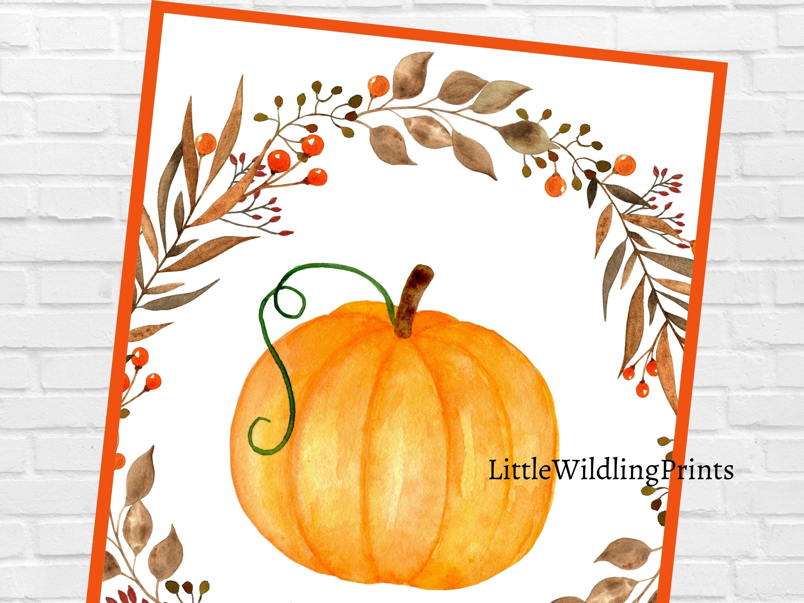 Happy Thanksgiving Banner Printable Digital Download Give | Etsy