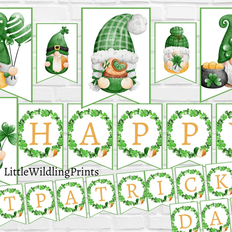 St Patricks Banner - Etsy