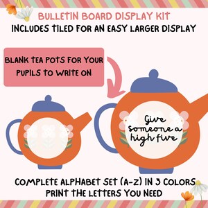 Kindness Matters Bulletin Board Kit, Positive Tea Growth Mindset ...