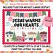 Modern Winter Bulletin Board Kit, Jesus Religious Winter Bulletin Kit ...