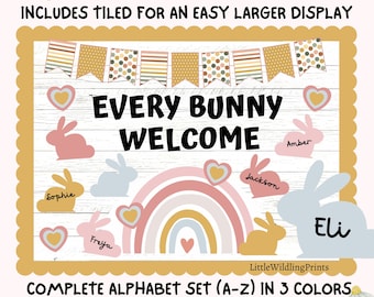 Hello Spring Bulletin Board Kit - Etsy