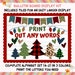 Modern Christmas Bulletin Board Kit, Merry Bright Tree Lights Teacher ...