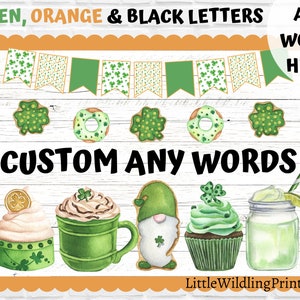 St Patricks Day Gnome You Shamrock Bulletin Board Display Kit Custom ...