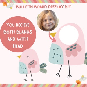 Spring Bulletin Board Display Kit, Easter, Class Eggs Chicks, April May ...