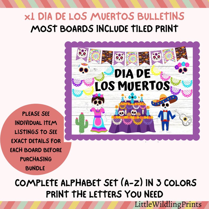 Fall Winter Bulletin Board Bundle, Bundle 1, Classroom Decor, Halloween ...