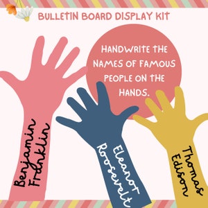 History Bulletin Board Subject Display Kit Printable Classroom Decor ...