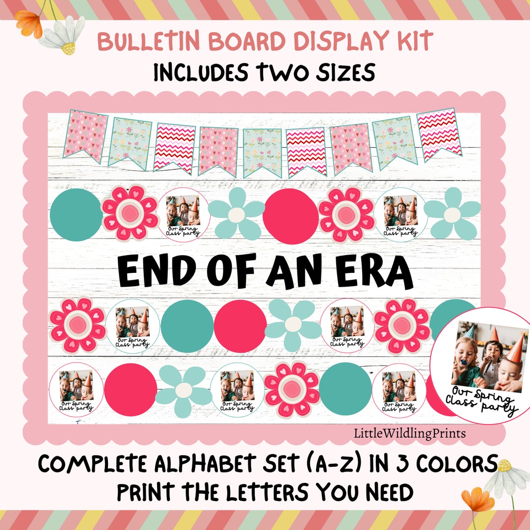 Era Bulletin Board Kit, End of Year Bulletin Board, Friendship Bracelet ...
