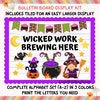 Halloween, Spell, Potion, Magic, Bulletin Board Kit, October - Etsy