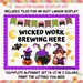 Witch, Halloween, Bulletin Board Kit, October - Etsy