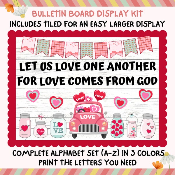 Christian Valentines Bulletin Board - Etsy