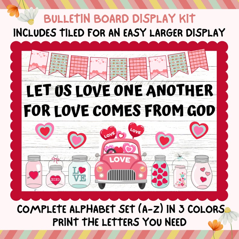 Valentines Day Bulletin Board Christian Church Bible Verse Bulletin ...