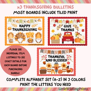 Fall Winter Bulletin Board Bundle, Bundle 1, Classroom Decor, Halloween ...