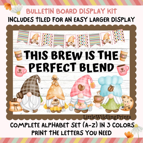 Baking Gnomes Bulletin Board Kit Welcome Back to School - Etsy