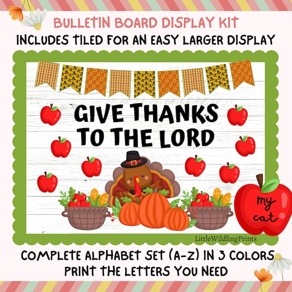 Give Thanks Letters - Etsy
