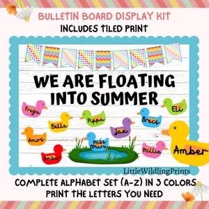 Duck Bulletin Board Kit, Summer Bulletin Board, End of Year Bulletin - Etsy