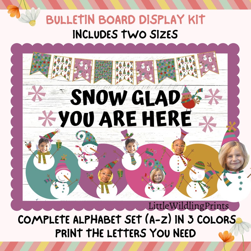 Snowmen Bulletin Boards - Etsy