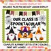 Halloween Ghosts Bulletin Board Kit, Groovy Retro October Bulletin - Etsy
