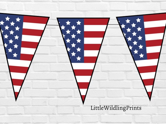 American Flag Pattern Printable
